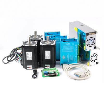 中国 86hsn115 6a 8.0n.MのNema34閉じたループ運転者HSD86が付いている段階的なドライブ3axis CNCのキット 販売のため