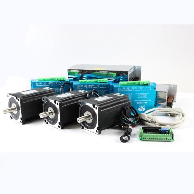 Cina 3kit alimentazione elettrica di CNC dell'azionamento del servo dell'ibrido 86 del motore passo a passo 86hsn115 Mach3 del ciclo chiuso del NEMA 34 in vendita