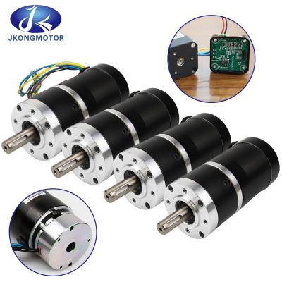 Cina Jkongmotor Motore a corrente continua ad alta potenza senza spazzole Micro BLDC Worm Gear Motore di auto elettrico con cambio planetario per cancello scorrevole in vendita