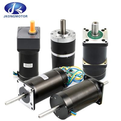 Cina Jkongmotor 3 fase 50W 100W 200W 300W 400W 12V 24V 36V Dc motore senza spazzole motore senza spazzole motore Bldc motore con codificatore in vendita