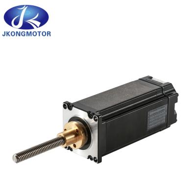 Cina Fabbrica cinese Jkongmotor Nema8 11 14 16 17 23 24 34 Motore passo-passo lineare con vite a piombo per stampante 3D Motore passo-passo lineare in vendita
