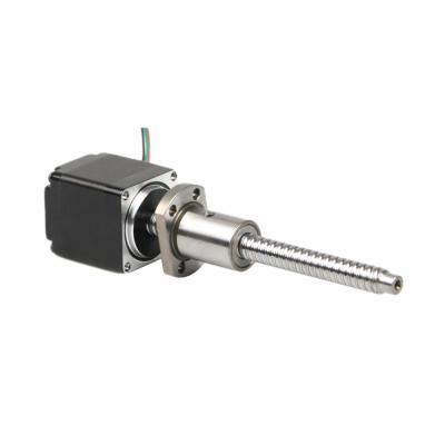China Jkongmotor Ball Screw Motor 2.8A 23HS10028-SFU1204 Schroef 300mm Nema23 Stapelmotor voor CNC Worm Linear Guide Ball Screw Motor Te koop