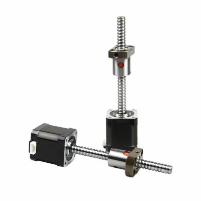 China Jkongmotor Ball Screw Motor 2.8A 23HS10028-SFU1204 Schroef 300mm Nema23 Stapelmotor voor CNC Worm Linear Guide Ball Screw Motor Te koop