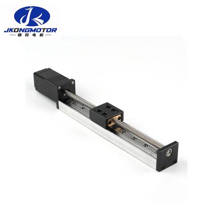 China Jkongmotor JKISC28 42 57 60 86 CANopen Integrated Linear Stage Motor Guided Linear Stepper Motor for MRI Positioning Actuator for sale