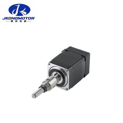 China Jkongmotor JKISC28 RS485 CANopen Integrated Closed Loop Linear Stepper Motor with Built in Driver for Medical Dosing Actuator for sale