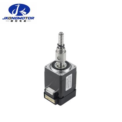 China Jkongmotor JKISC28-R2A3 RS485 ModBUS RS485 Linear Stepper Motor With Integrated Driver for Laboratory Automation Actuator for sale