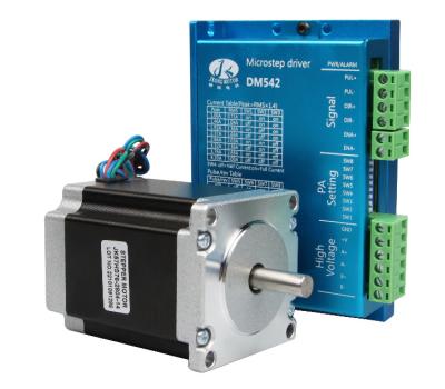 China DM542 bestuurder Nema 23 microstepping stepper motor In twee fasen gelijkstroom 20V 1A - 4.2A-Goedgekeurd Ce Te koop