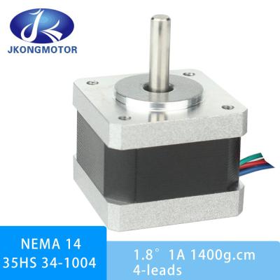 China 35mm 1A 14N.cm 4 Draden Nema 14 2 fase Hybride Stepper Motor voor Gravuremachine Te koop
