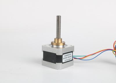 Cina 1.33A 2.8v 2.6kg. Azionatore lineare del motore passo a passo del NEMA 17 di cm con il cavo della vite in vendita