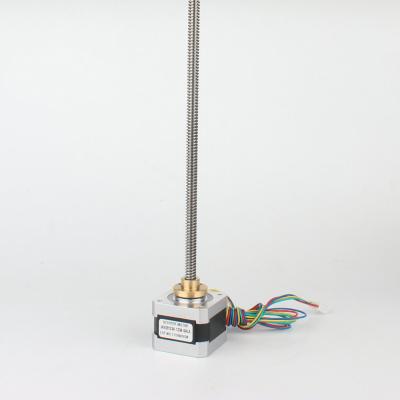 China 42mm 1.8deg 2 de Schroef van het faselood Nema 17 Externe Schacht Lineaire Stepper Motor Te koop