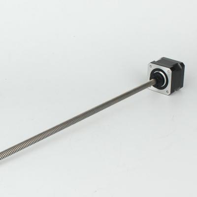 China 42mm 1.8deg 2 de Schroef van het faselood Nema 17 Externe Schacht Lineaire Stepper Motor Te koop