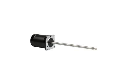 China 3 DC-Motor der Phasen-4500rpm 24V NEMA-23 mit langer Welle mit CER Rohs for sale