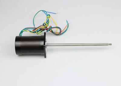 China 4 Pole 150w 4500rpm 24 Volt Bldc Motor With 57mm diameter with Long Shaft for sale