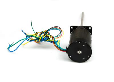 China ROHS 24v 4 Pole 150w 4500rpm Brushless Dc Motor With 57mm Long Shaft for sale