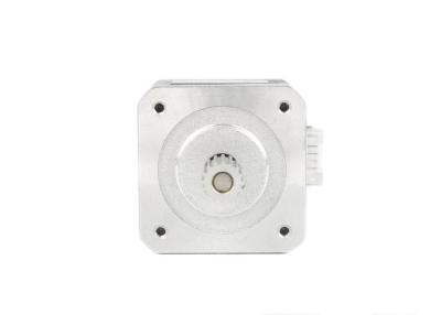 中国 1.8deg 1.7A 4.2kg。Cm 2.55v 42mmの滑車が付いているNema17雑種のステッピング モーター 販売のため