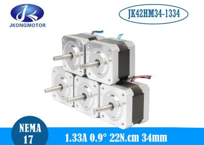 China 1.33A 22N.Cm Nema 17 34mm Micro- Hoge Precisiestepper Motor Te koop
