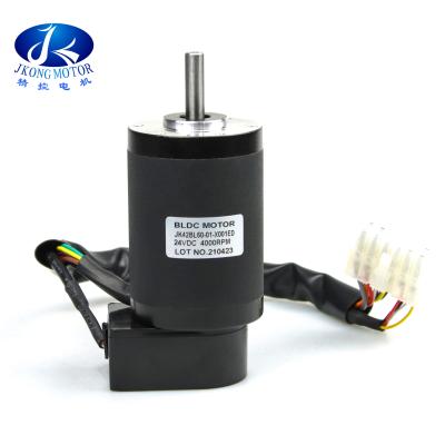 Cina motore elettrico dell'invertitore BLDC di 24V 34W 4000rpm con il codificatore 1000ppr in vendita