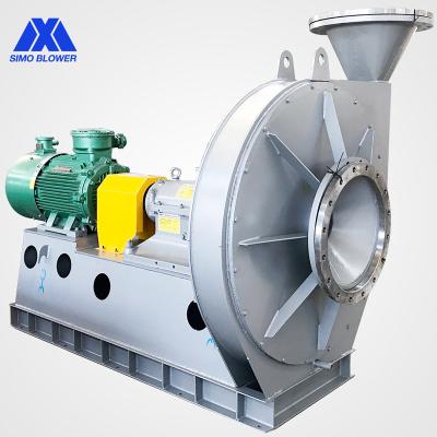 China Carbon Steel Single Inlet Explosionproof Forward Power Plant Fan for sale