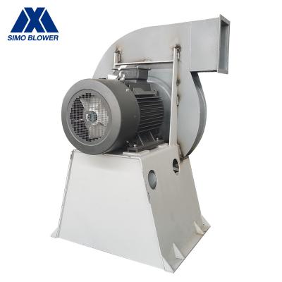 중국 단일의 유입구 긴 수명 뒤로 구부러진 안티프라이링 집진기 팬 판매용