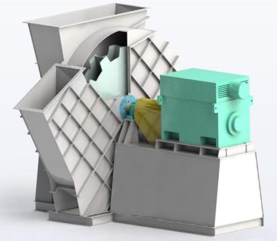 China Exhaust gas blower for dryer in fertilizer plant for sale