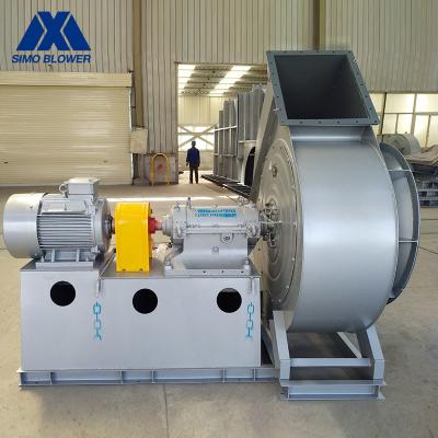 China Coupling Driven Centrifugal Flow Fan Anti Wear Large Centrifugal Blower for sale