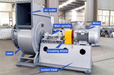 中国 強制草案のステンレス鋼耐久力のある遠心ファンの片の物質的な配達 販売のため
