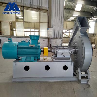 China Steam Boiler Anti Explosion 5435pa Induced Draft Fan Blower for sale