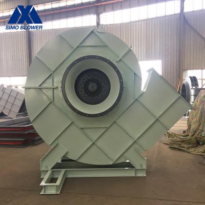 China Medium Pressure 2264pa 16Mn Material Handling Fan Coupling Driven for sale