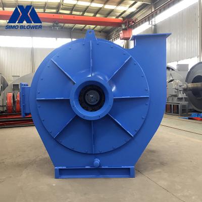 China Acero de aleación centrífugo conducido de acoplamiento de alta presión de la fan del flujo del suministro de aire en venta