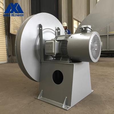 China Fan centrífuga del flujo del extractor delantero industrial del acero de carbono en venta