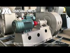 Ventilazione forzata ad alta pressione Ventilatore centrifugo personalizzato con curva di prestazioni piatta