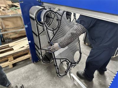 Cina H17 Componenti per scambiatori di calore di tipo piastra Materiale di titanio industriale in vendita