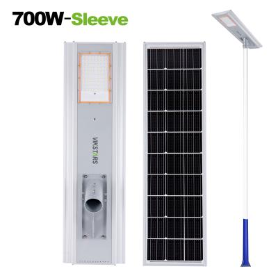 Cina 500W 700W Lampade solari integrate All In One Lampade solari in alluminio per la strada principale in vendita