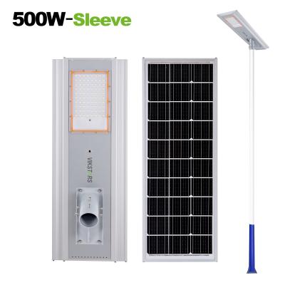 Cina 500W 700W Lampade solari integrate All In One Lampade solari in alluminio per la strada principale in vendita