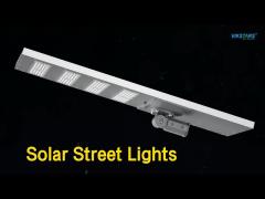 Integrated Solar Street Lights SMD High Lumen IP67 Grey Housing For Highway