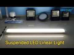 Tri Proof Suspended LED Linear Light 4000K 8640lm IP65 For Outdoor