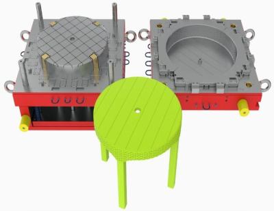 China Customized High Quality Small Baby Big Full Adult Office Plastic Furniture Table Stool Chair Injection Mold Molds Mould for sale