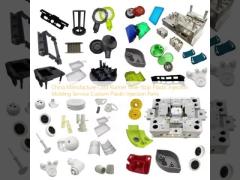 China Manufacture Cold Runner One-Stop Plastic Injection Molding Service Peças de injecção de plástico personalizadas