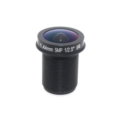 China 5MP Panoramic 1.44mm lens 180 Degree F2.0 1/3" M12 CCTV lens Fisheye for 720P/1080P CCTV IP Camera for sale