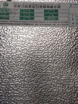 China Stucco Embossed Aluminium Tread Sheet 3003 1.5mm Thickness ISO Certificated for sale