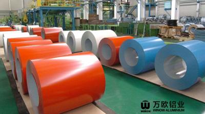 China 900-1500mm Width Coil Coated Aluminium For Construction And Decoration for sale