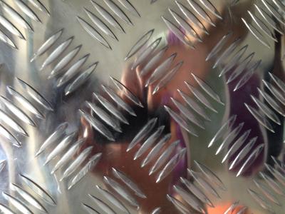 China Heat Resistant Aluminium Checker Plate With Embossed Surface Treatment for sale