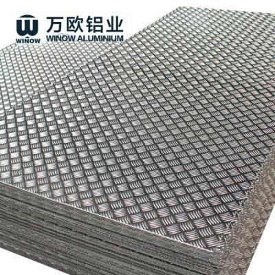 China 1100 1050 1060 Aluminium Chequered Plate , Aluminum Alloy Checker Plate for sale