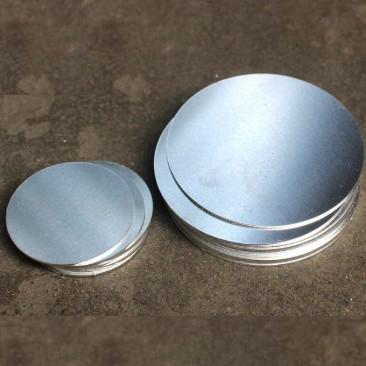 China Round Shaped Anodized Aluminum Plate , Round Metal Disk  0.4-6.0mm Thickness for sale