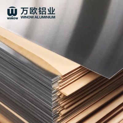 China EN AW 1050A H14 H24 Aluminium Sheet With Paper Interleaved For Construction for sale