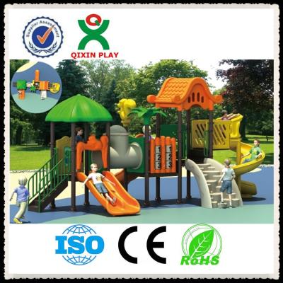 China Children Outdoor Playground Equipment Outdoor Jungle Gym Playground for Church QX-020A for sale