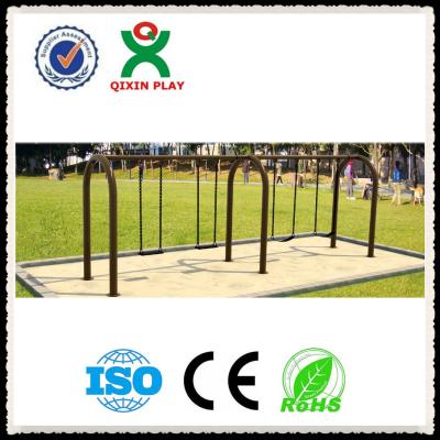 China Kindergarten Play Structures Used Kids Swing Seat Set for Sale  QX-101A for sale