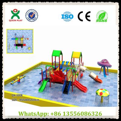 China Kids pool water amusement park with big water slides for sale for sale