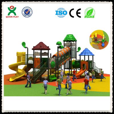 China Plastic outdoor playground slides for sale factory, kids slides for playground outdoor for sale