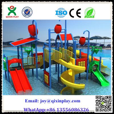 China Guangzhou Plastic Water park Slides Aqua Water park Manufacturer in China for sale
